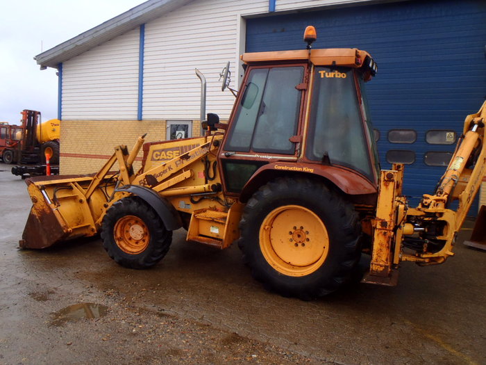 Case 580 SK Backhoe - Scrapped construction machinery