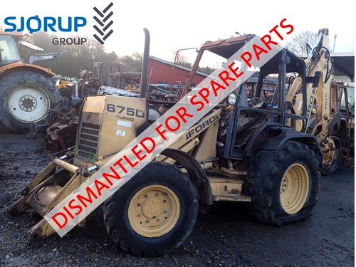 Ford 675 D Backhoe - Scrapped construction machinery
