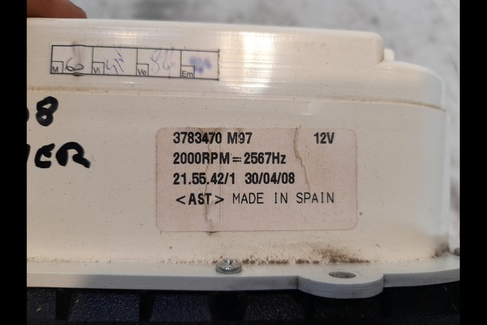 Massey Ferguson 6260 Instrument - Tractors Secondhand Parts Secondhand ...